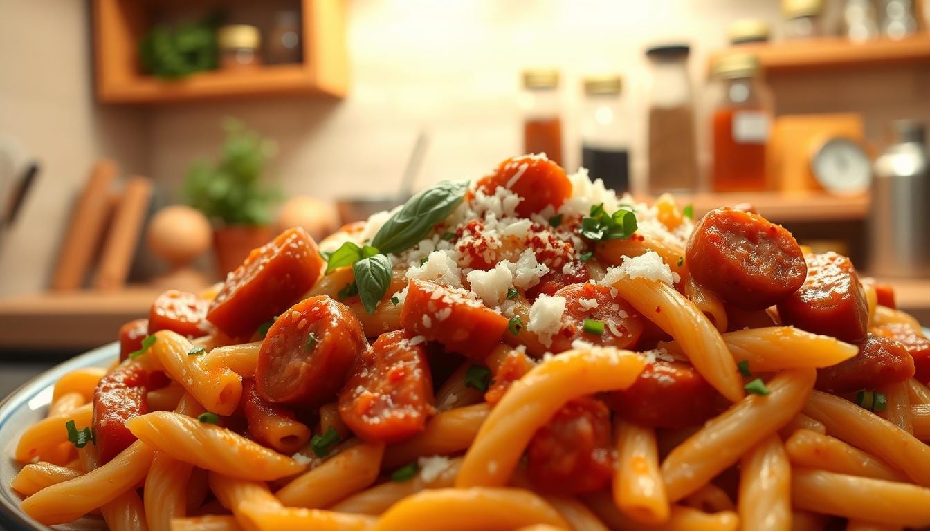 How to make the best chicken sausage pasta step-by-step